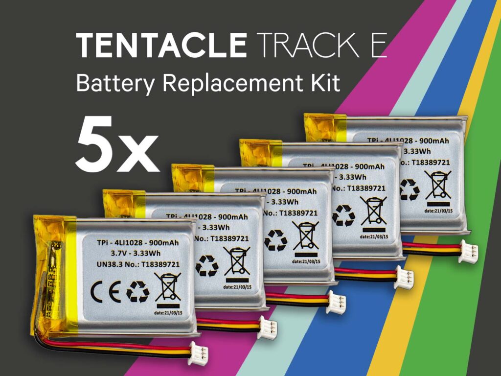 TRACK E - Battery Replacement Kit - Pack of 5 | Tentacle Sync Shop
